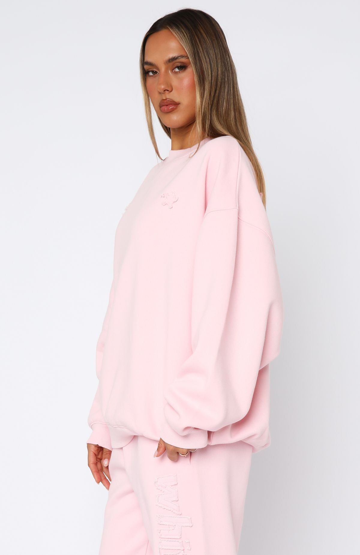 From The Archives Lexi Oversized Sweater Pink | White Fox Boutique UK