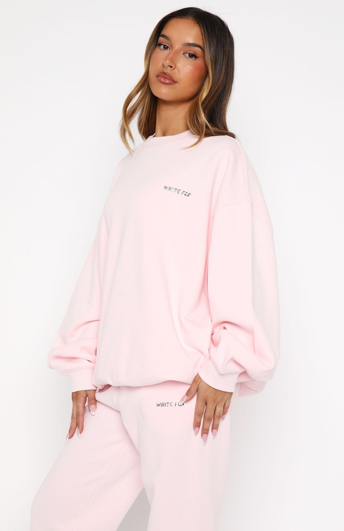 Test Drive Oversized Sweater Icy Pink | White Fox Boutique UK