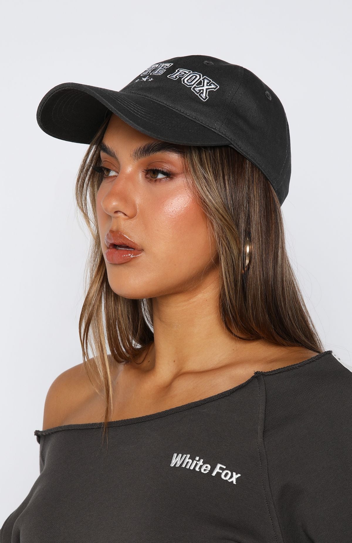 Social Season Cap Charcoal | White Fox Boutique UK