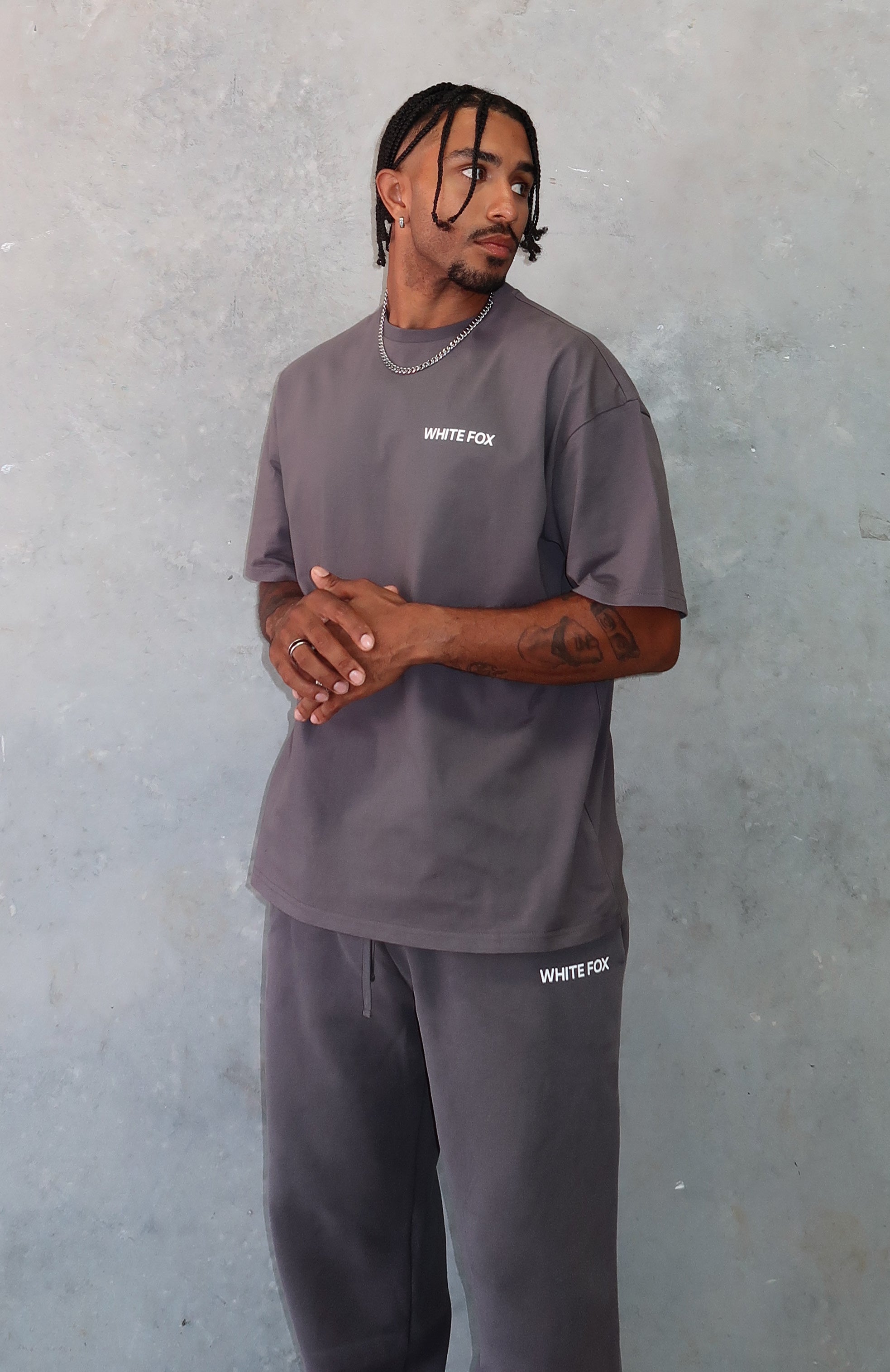 Core Classic Oversized Tee Volcanic | White Fox Boutique UK