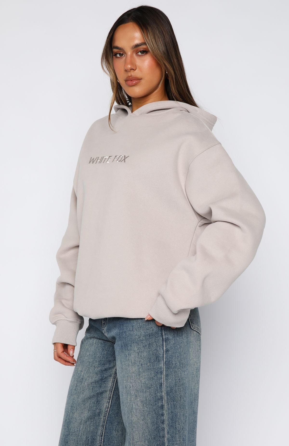 Stay Lifted Oversized Hoodie Moon | White Fox Boutique UK