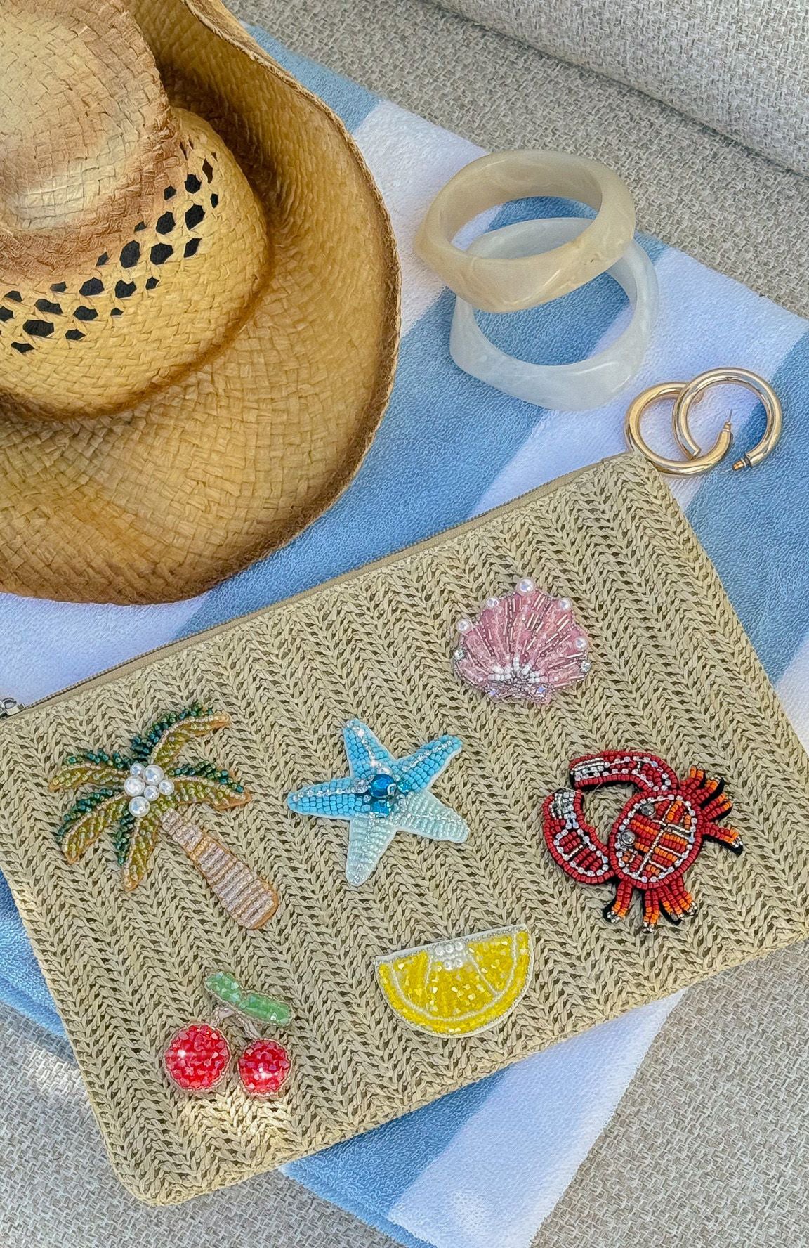 Amara Pouch Natural | White Fox Boutique UK