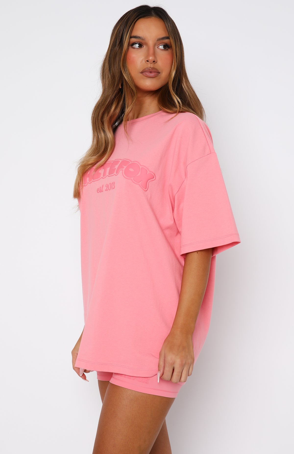 Don't Even Try Oversized Tee Melon | White Fox Boutique UK