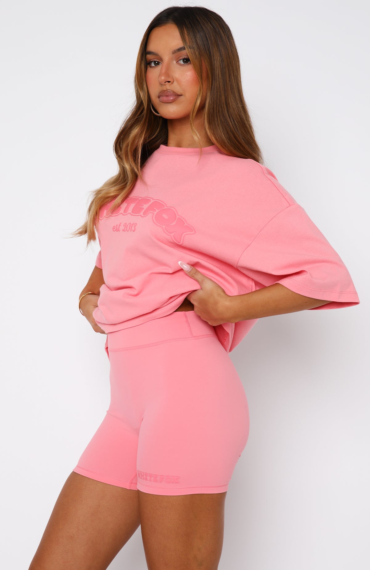 Don't Even Try Bike Shorts Melon | White Fox Boutique UK