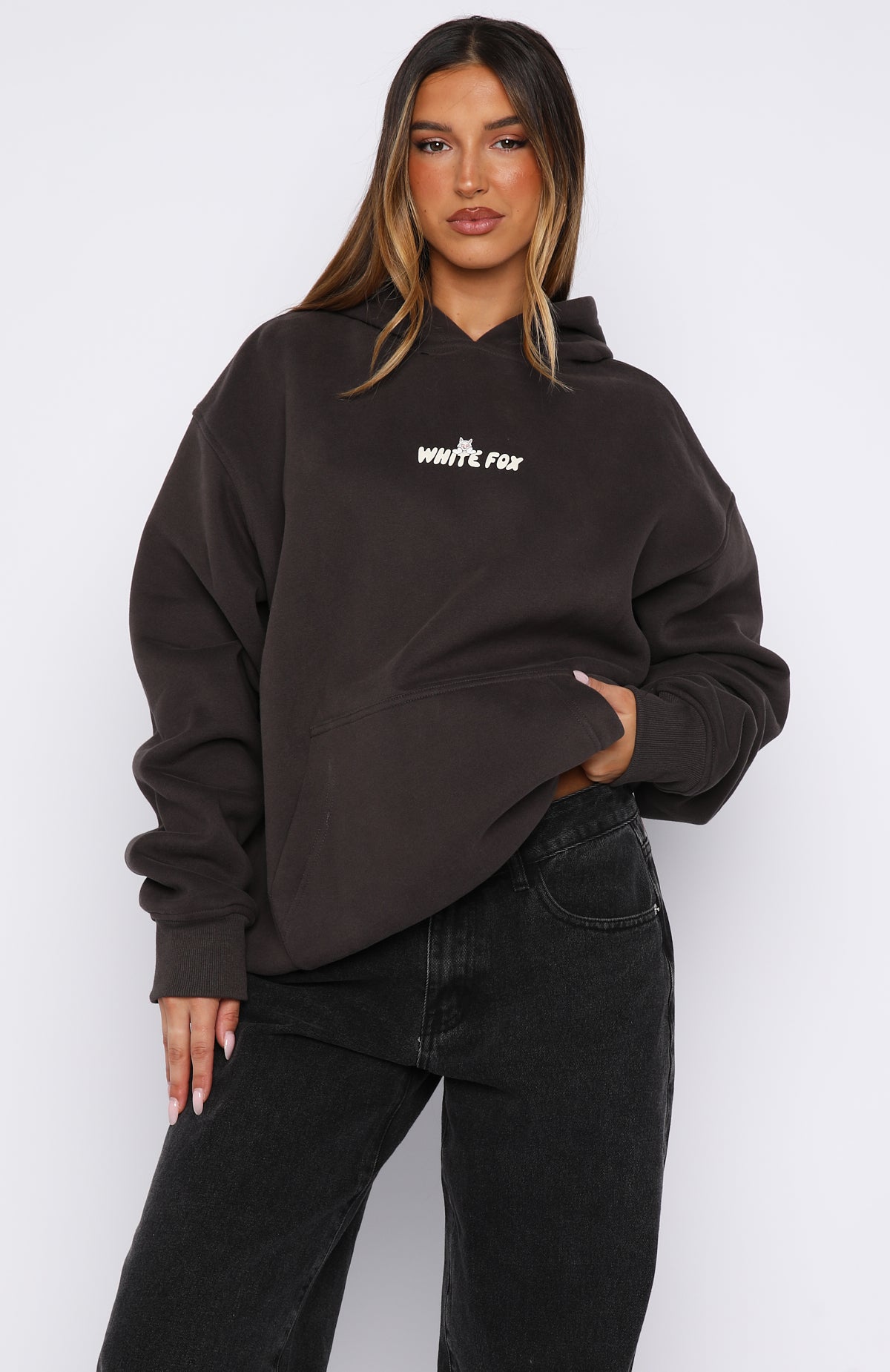 Bubbles & Foxy Friends Oversized Hoodie Bubbles | White Fox Boutique UK