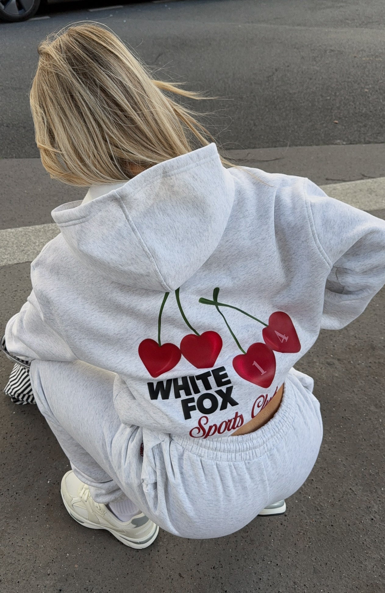 Club 14 Izzy Oversized Hoodie Grey Marle | White Fox Boutique UK