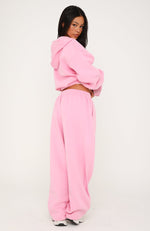 Core Classic Barrel Leg Sweatpants Pink | White Fox Boutique UK
