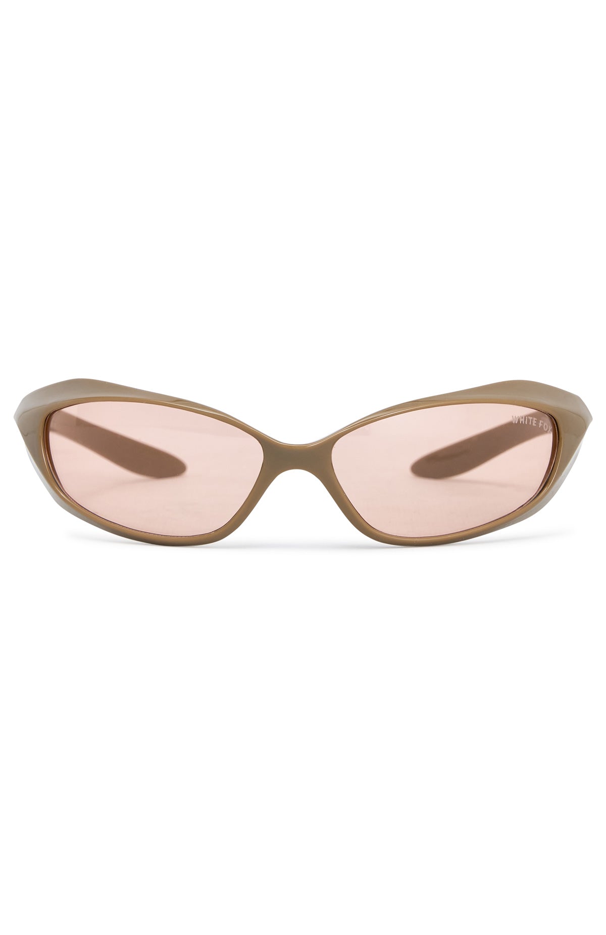 Emeline Sunglasses Light Brown | White Fox Boutique UK