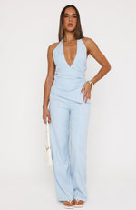 Fun In The Sun Pants Baby Blue | White Fox Boutique UK