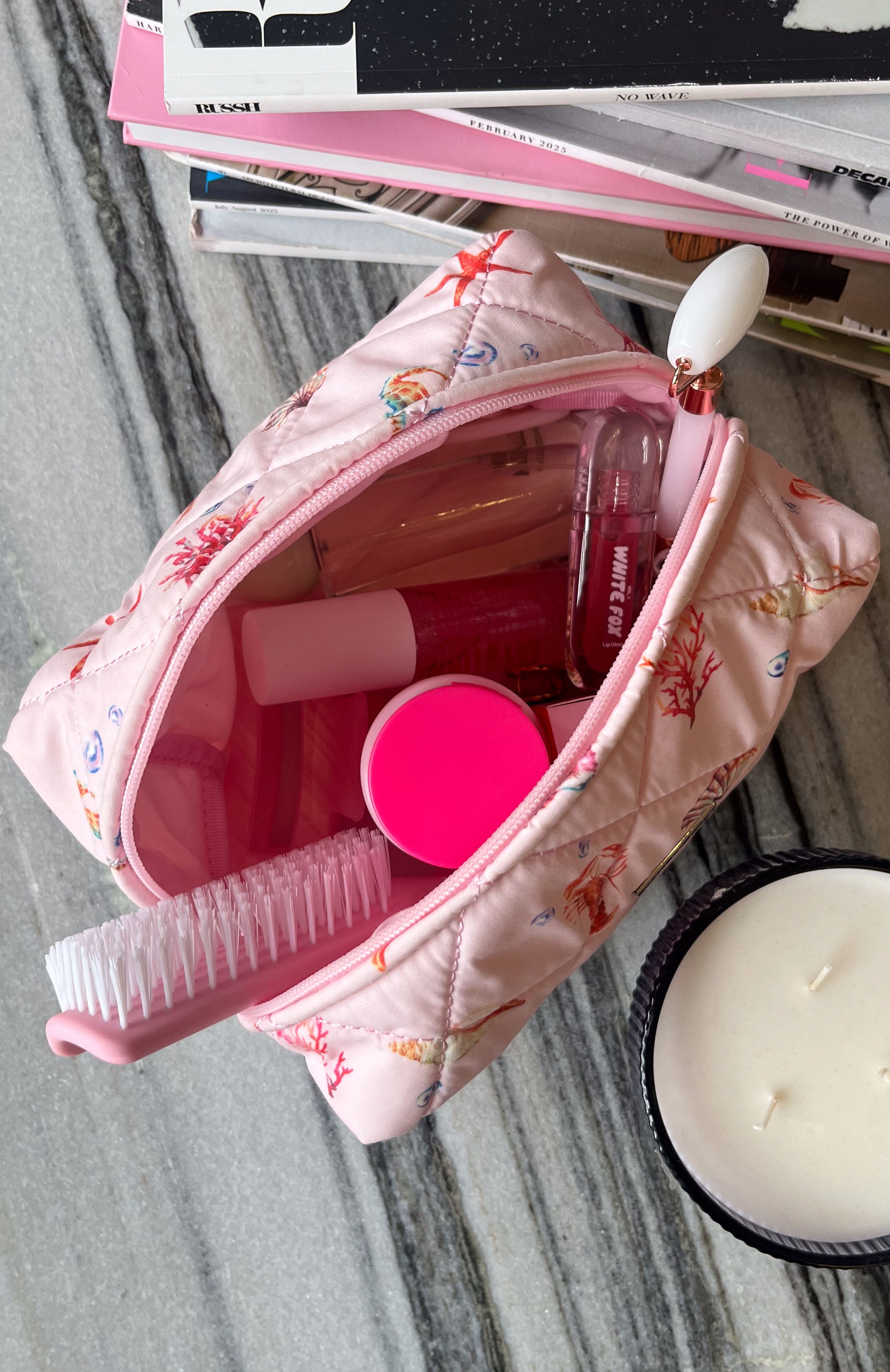 Getting Ready Cosmetic Bag Sea Dreams | White Fox Boutique UK