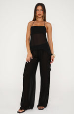 Light In The Dark Top Black | White Fox Boutique UK