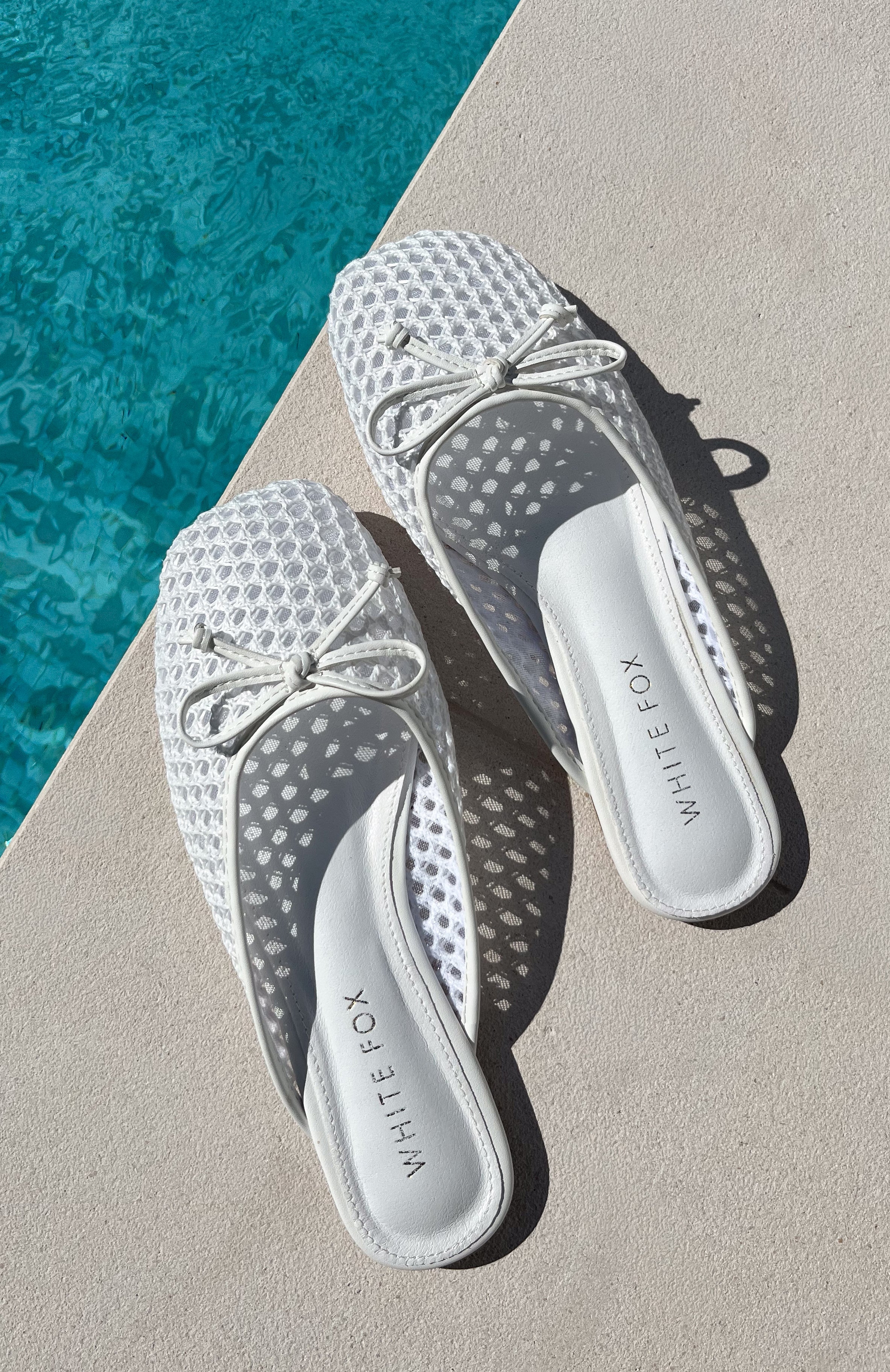 Malone Slides White | White Fox Boutique UK
