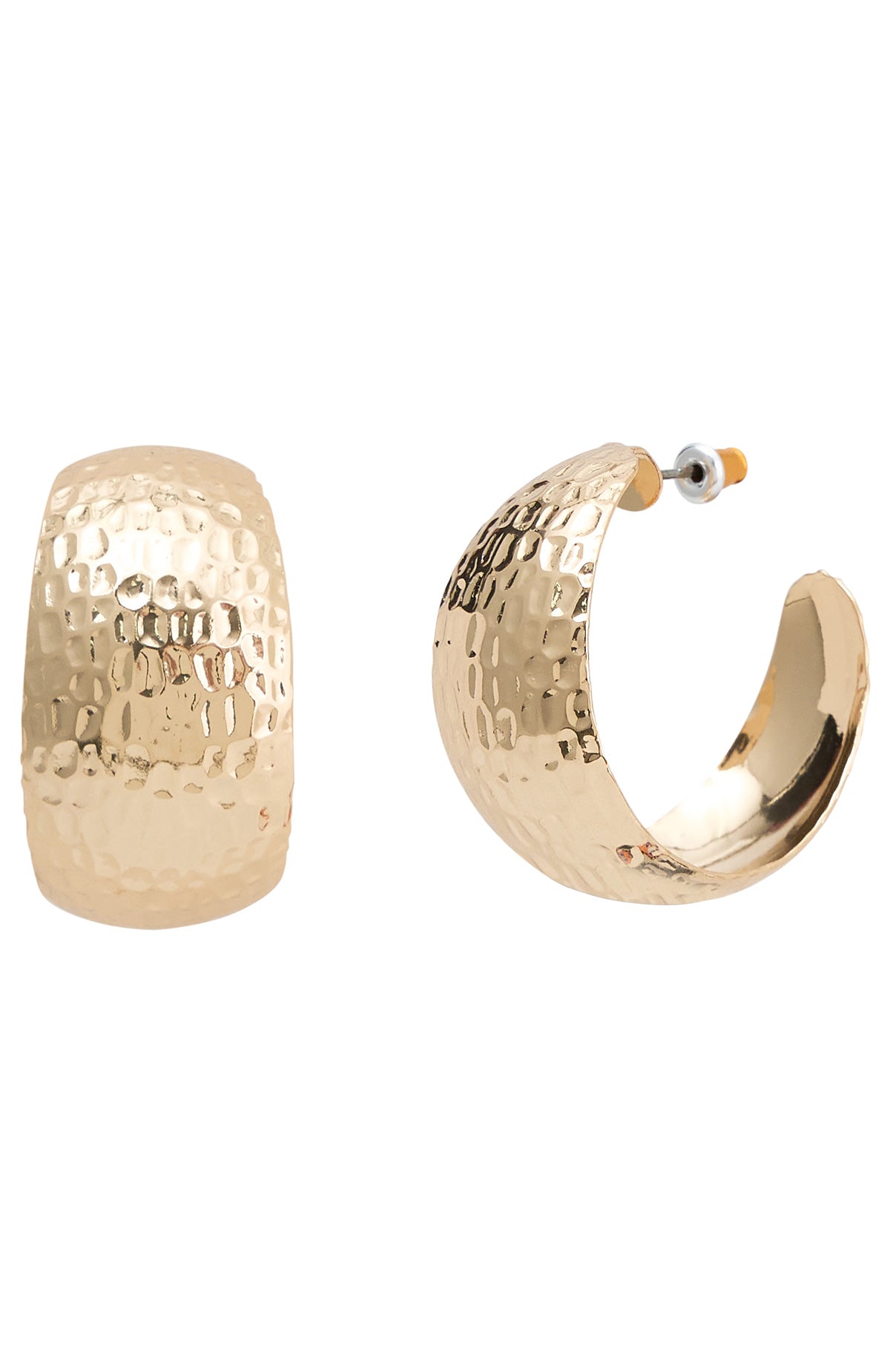 Obadiah Earrings Gold | White Fox Boutique UK
