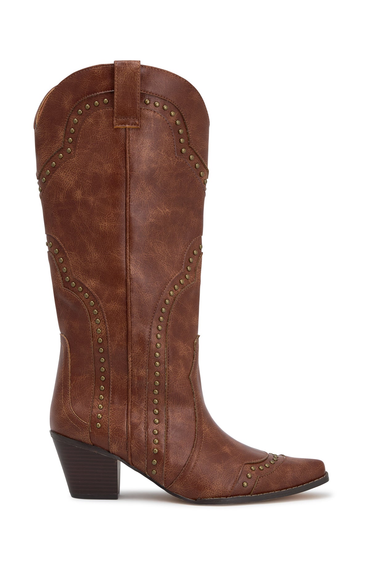 Sadie Cowboy Boots Vintage Chocolate | White Fox Boutique UK