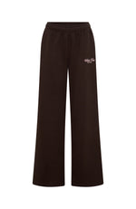Verano Sixteen Lilia Wide Leg Sweatpants Chocolate | White Fox Boutique UK