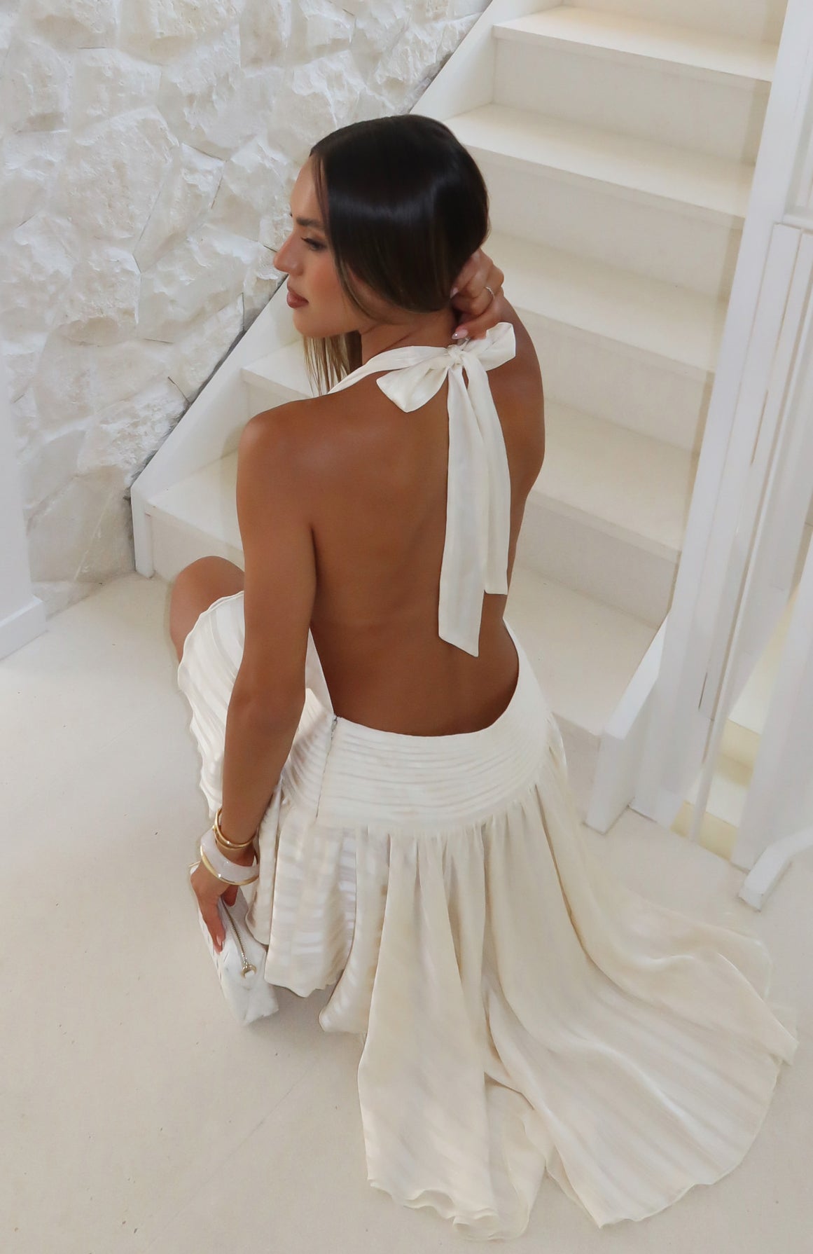 What I'm Searching For Mini Dress Cream | White Fox Boutique UK