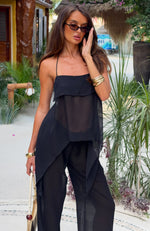 Light In The Dark Top Black | White Fox Boutique UK