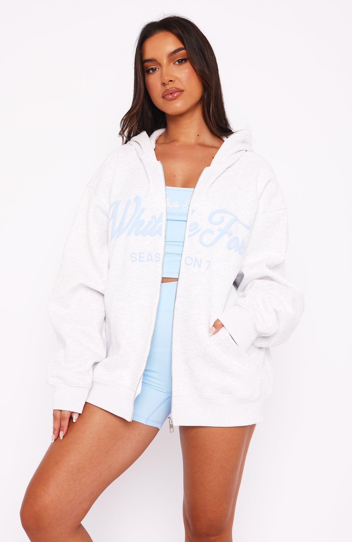 Season 7 Zip Front Hoodie Dawn | White Fox Boutique UK